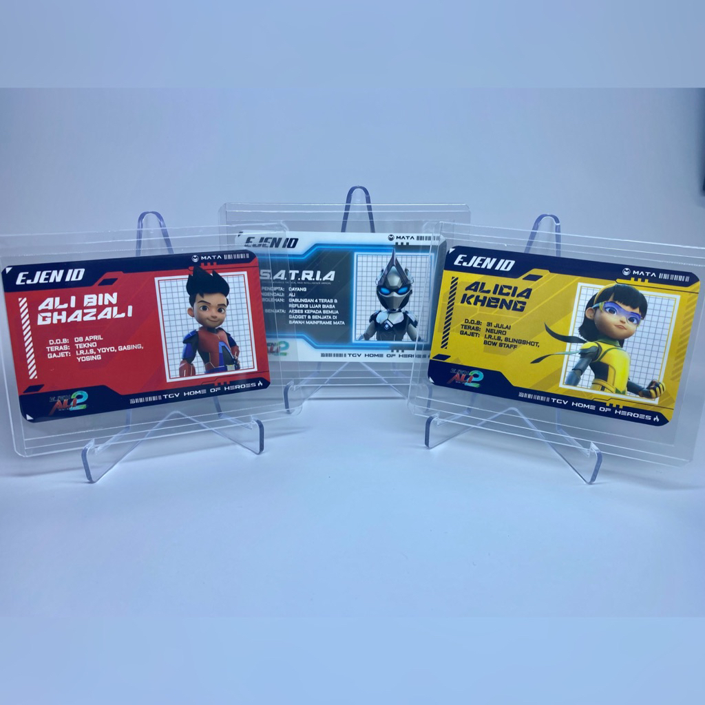 (ORIGINAL) KAD EJEN ALI SATRIA EJEN ID TGV EJEN ALI 2 LIMITED EDITION ...