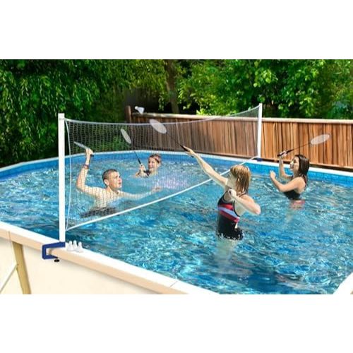 Poolmaster 72786 Above-Ground Pool Water Volleyball and Badminton Pool ...