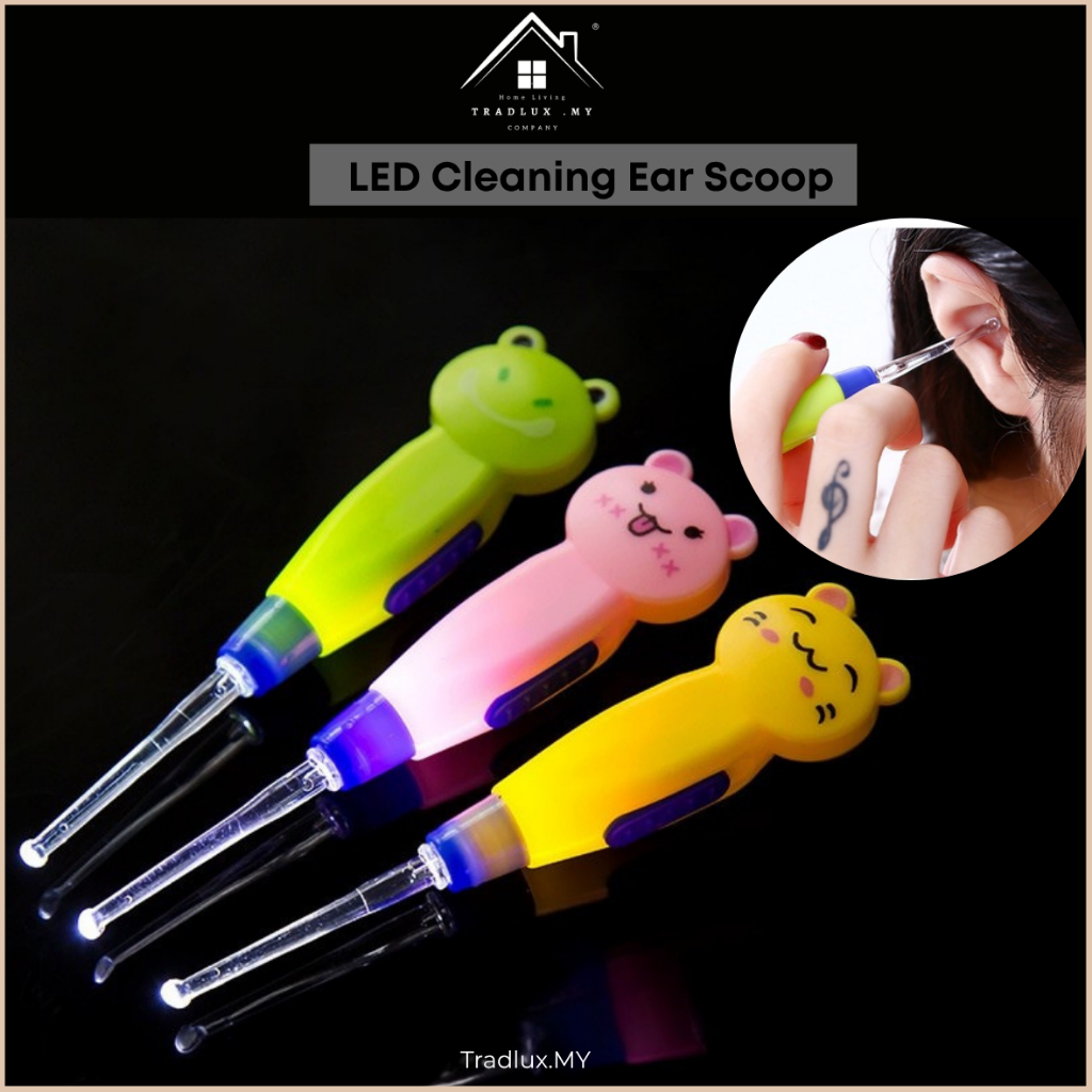 Tradlux Ear Pick LED Ear Pick Infant Cartoon Animal Detachable Cleaning ...
