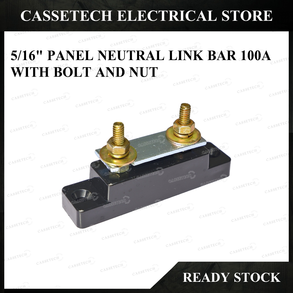 PANEL NEUTRAL LINK BAR 100A C/W MCCB BUSBAR DISTRIBUTION METAL BOX ...