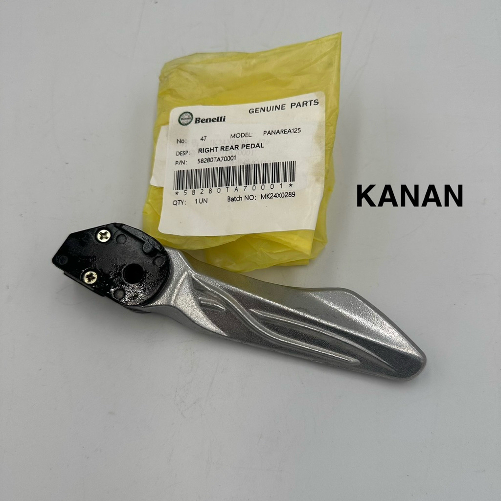 BENELLI PANAREA 125 REAR FOOTREST KIRI KANAN ORIGINAL | Shopee Malaysia