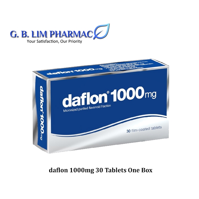Daflon 1000mg 30 TABLETS ONE BOX (EXP :30-07-2028) | Shopee Malaysia