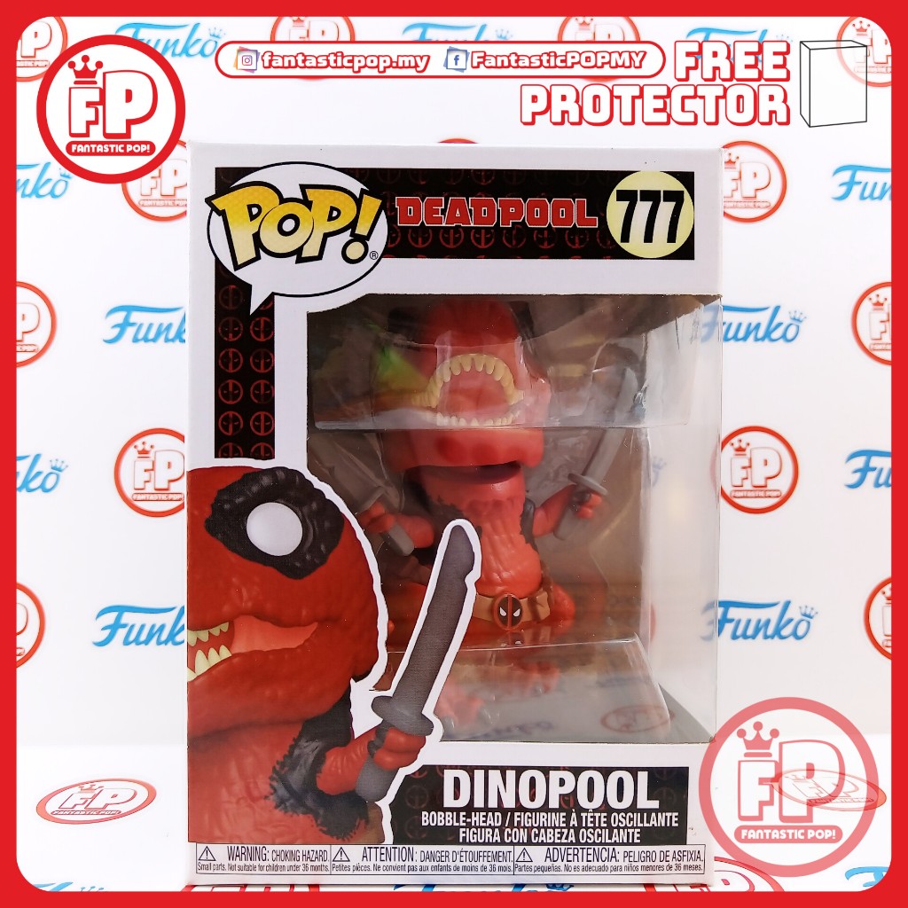 [READY STOCK] Funko POP ! Marvel - Deadpool 30th Anniversary - Dinopool ...