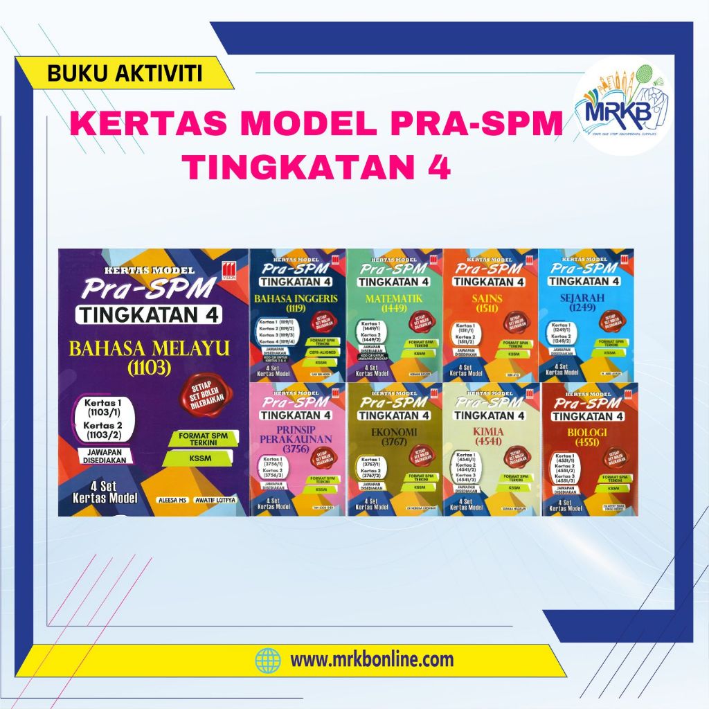 KERTAS MODEL PRA-SPM TINGKATAN 4 | Shopee Malaysia