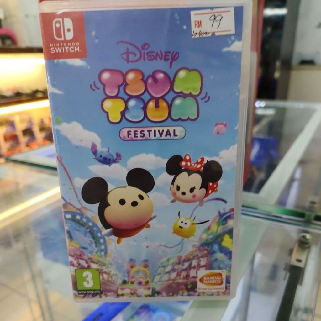 Disney Tsum Tsum Festival Nintendo Switch SecondHand Game Card | Shopee ...