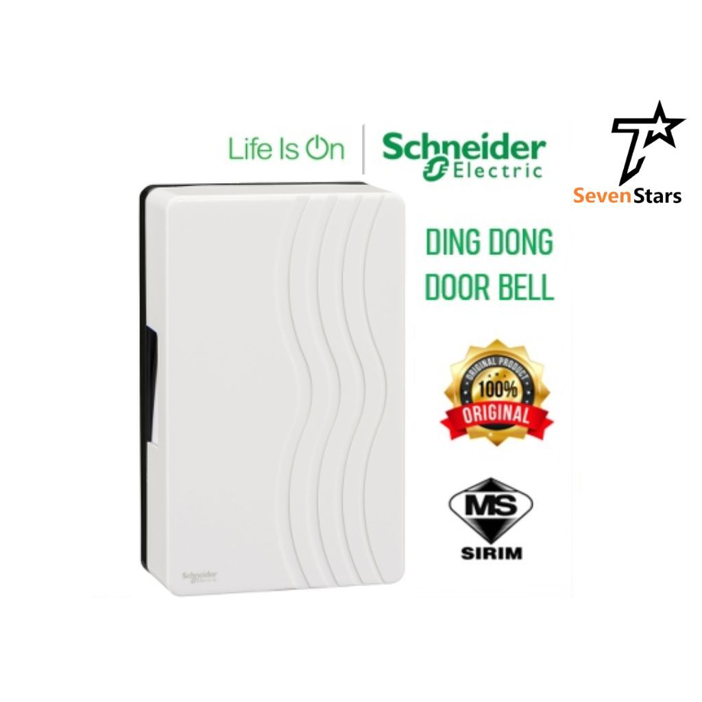 Schneider CCT99AC Door Bell 240V Mechanical Ding Dong Chime Wired ...