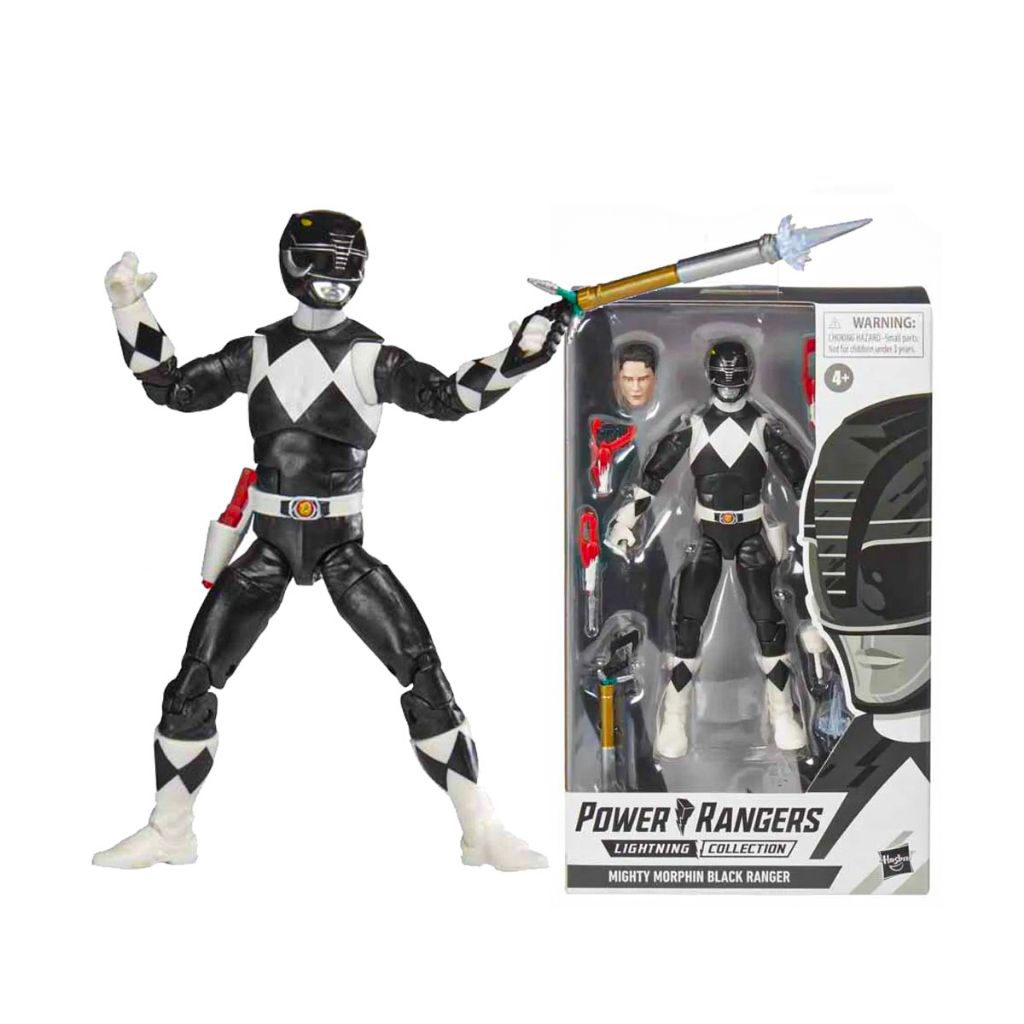 Hasbro Power Rangers Lighting Collection Mighty Mophers Black Ranger 6 ...