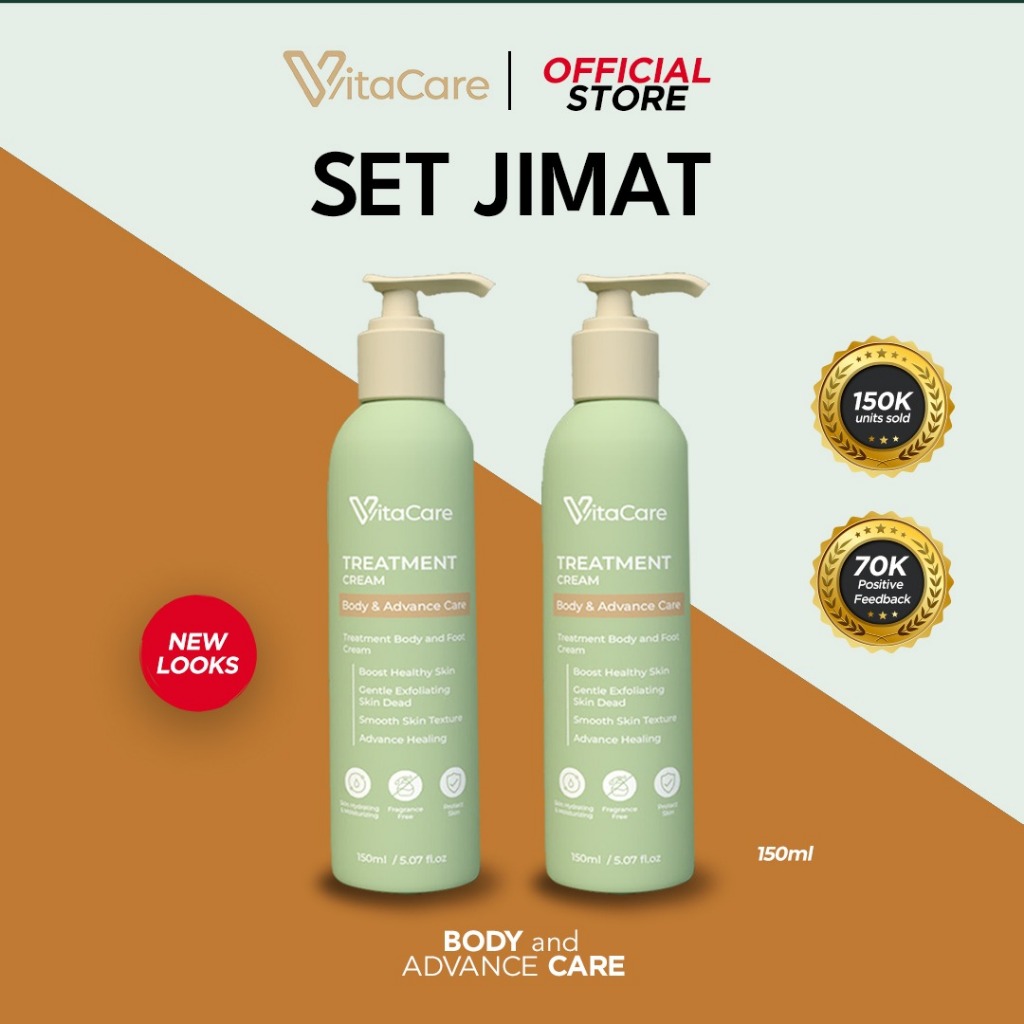 [ Set Jimat 2+1 Bottle] Official Store | Vitacare Treatment Cream | Foot Ulcer | Krim Penjagaan ...