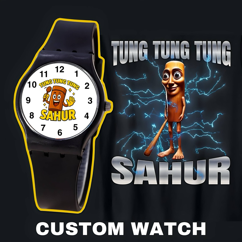 Tung Tung Tung Sahur Custom Watch Free Name Spiderman Boboiboy Kuromi ...