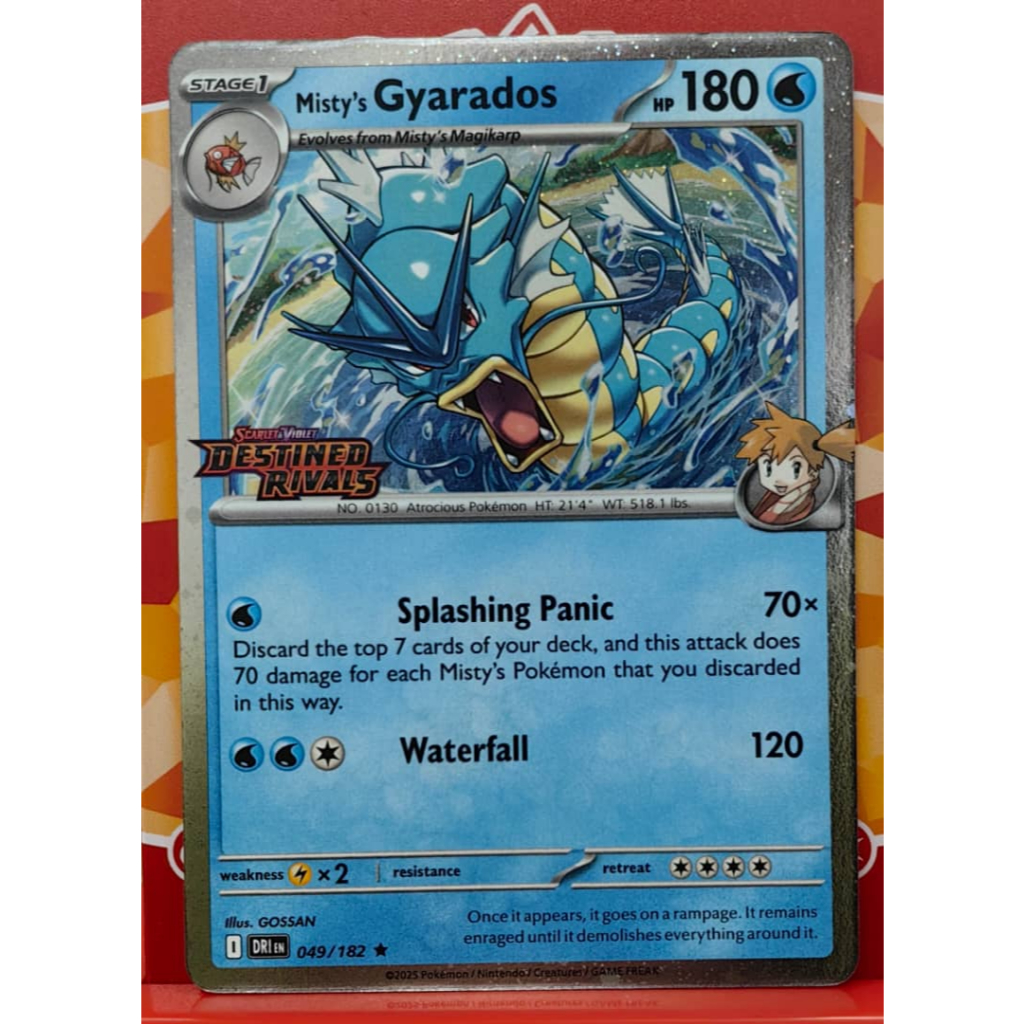 Misty's Gyarados (Prerelease) - SV10: Destined Rivals (DRI) | Shopee ...