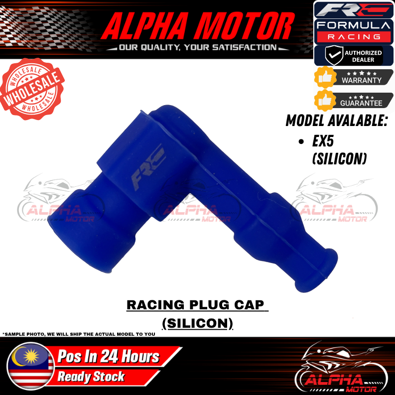 FRC FORMULA RACING PLUG CAP 100% SILICON EX5 TAHAN LAMA PLUG AND PLAY ...