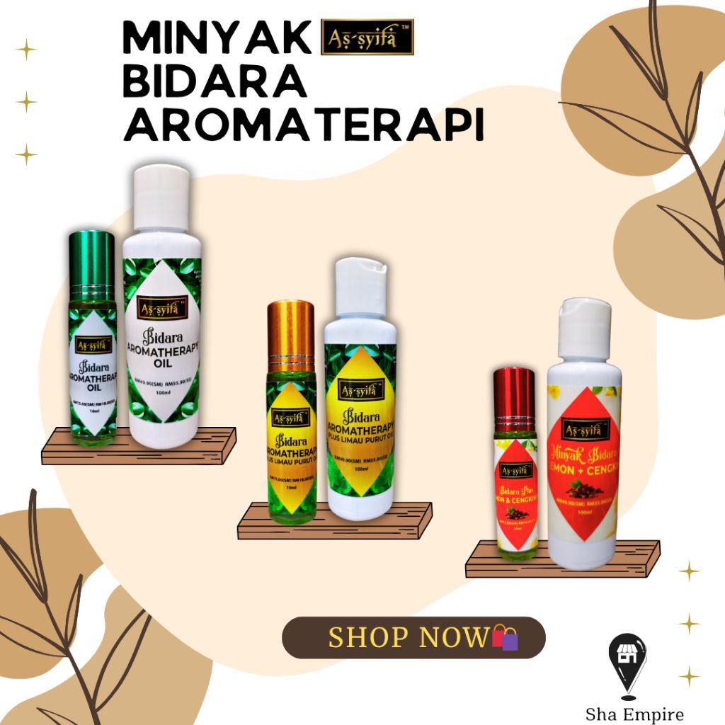 MINYAK BIDARA AROMATERAPI AS'SYIFA 💯 ORIGINAL HQ | Shopee Malaysia