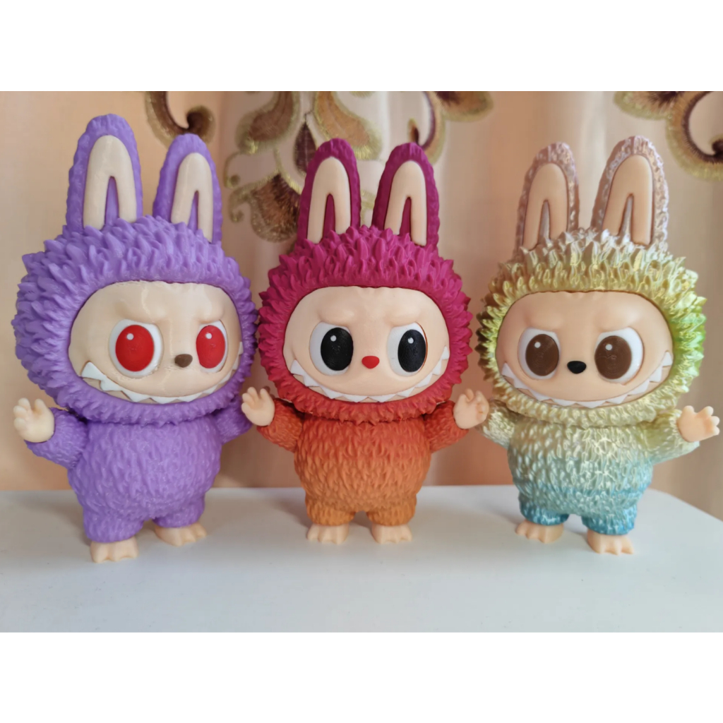 Labubu 3D print rotating eyes sitting party demon | Shopee Malaysia