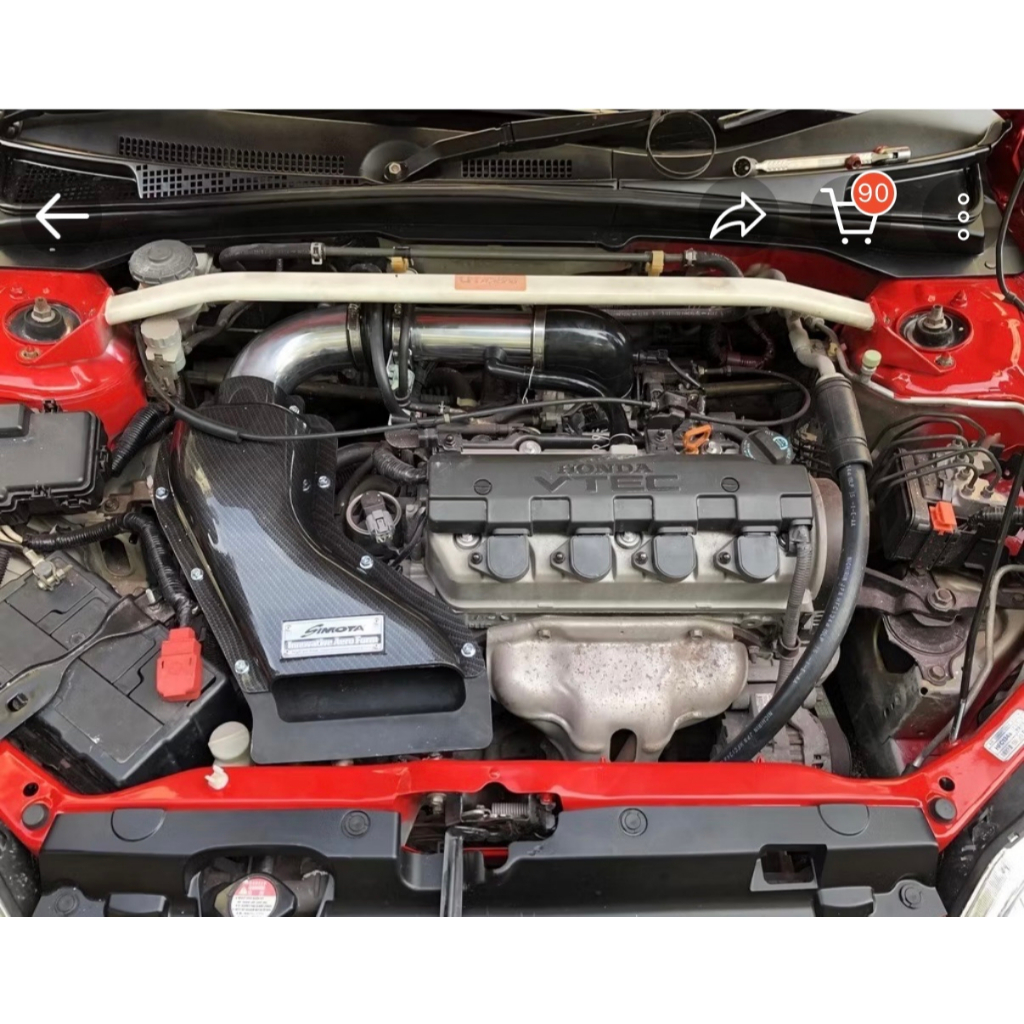 Honda Civic 1.7 Ferio VTX/EX '01 Simota Aero Form Intake Kit | Shopee Malaysia