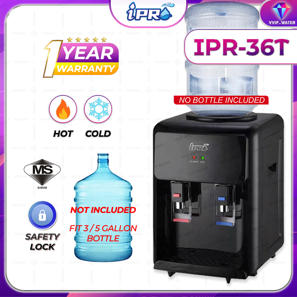 IPRO IPR-36T Hot & Cold / Hot & Warm Bottle Type Top Loading Water ...