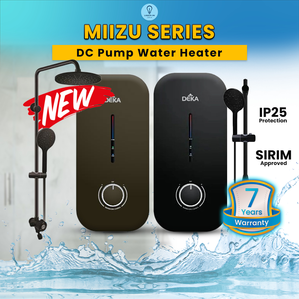 𝗡𝗘𝗪 DEKA MIIZU 90 DC Silent Inverter Pump Instant Water Heater with ...
