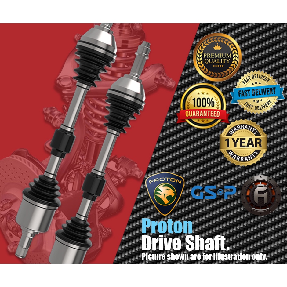 PROTON | GENUINE / ORIGINAL | GSP DRIVE SHAFT ASSEMBLY | 1 YEAR ...