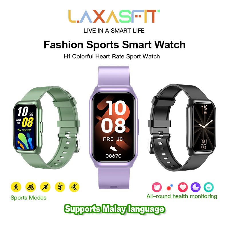 Laxasfit 2025 New Fashion Sports Smart Watch H1 Smart Band 1.45 Inch ...