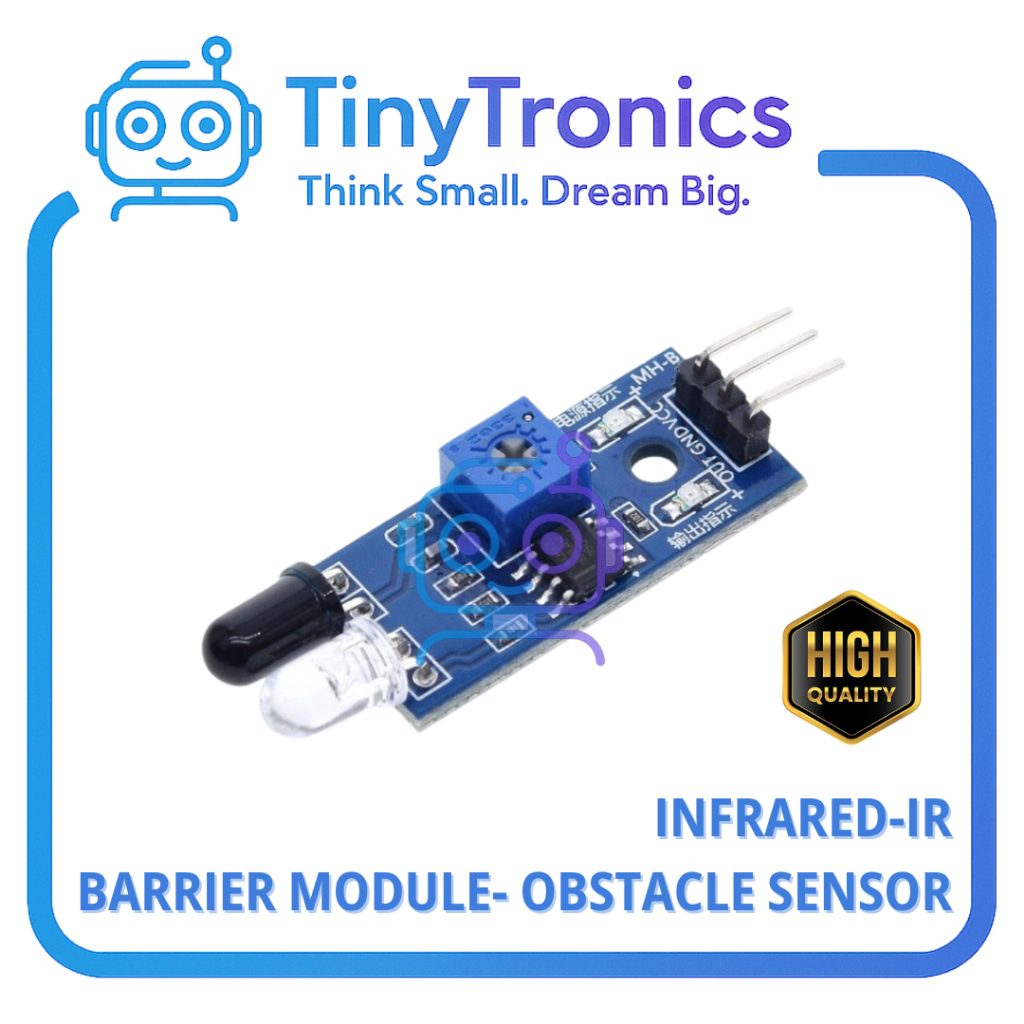 INFRARED BARRIER OBSTACLE SENSOR HALANGAN RINTANGAN MODULE | Shopee ...