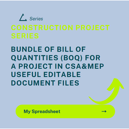 Construction Project series-Bundle of bill of quantities (boq) for a ...