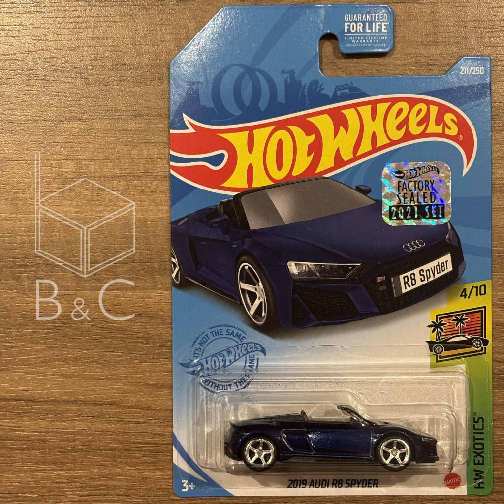 Hotwheels HW Hot Wheels 2019 Audi R8 Spyder (Super Treasure Hunt ...