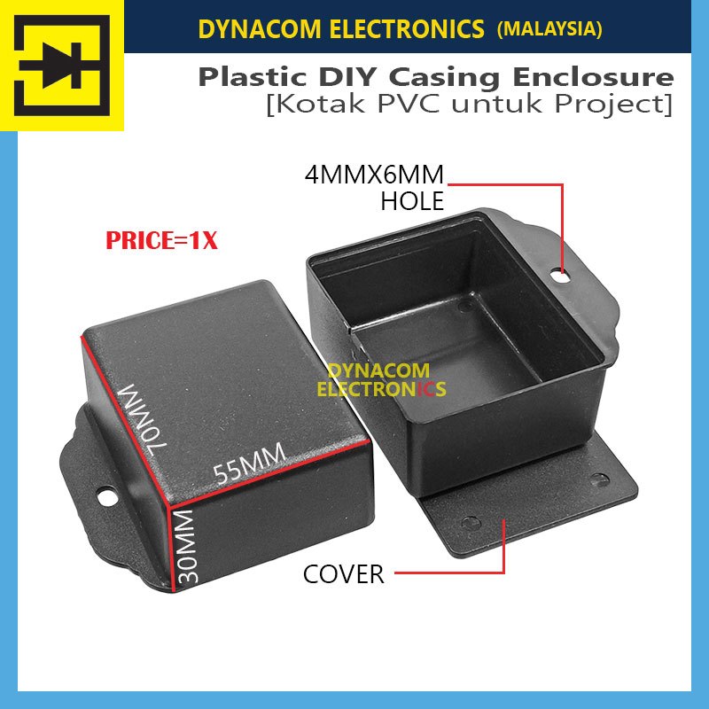 PVC Casing Project Casing RBT Casing 68x36X53MM [Kotak PVC untuk ...