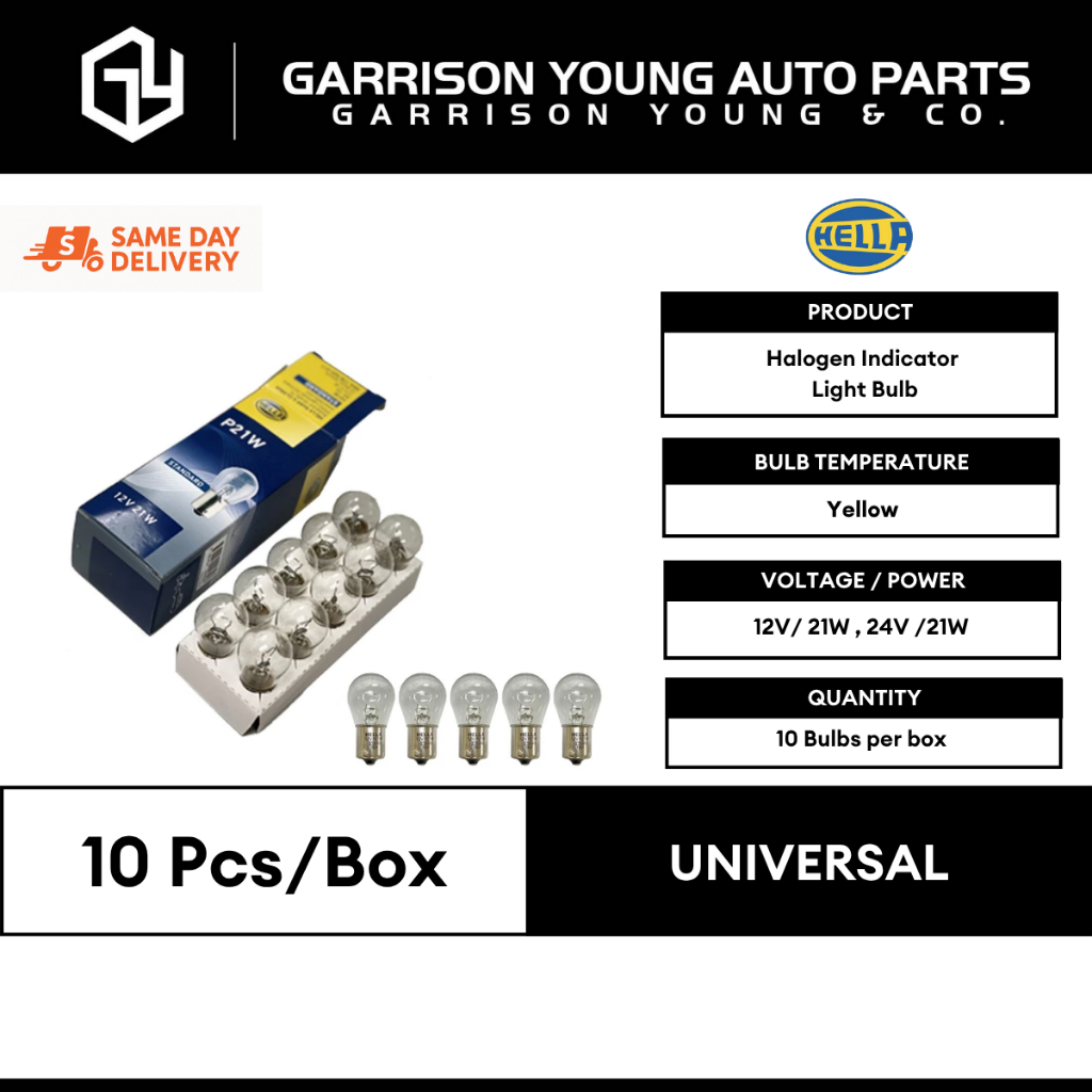 [HELLA] Halogen Indicator Light Bulb for Cars/Perodua/Proton/Toyota ...