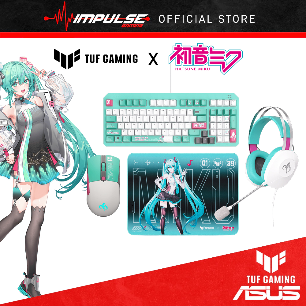 [PREORDER] ASUS TUF GAMING X HATSUNE MIKU - P521 Wireless Mouse / NC19 ...