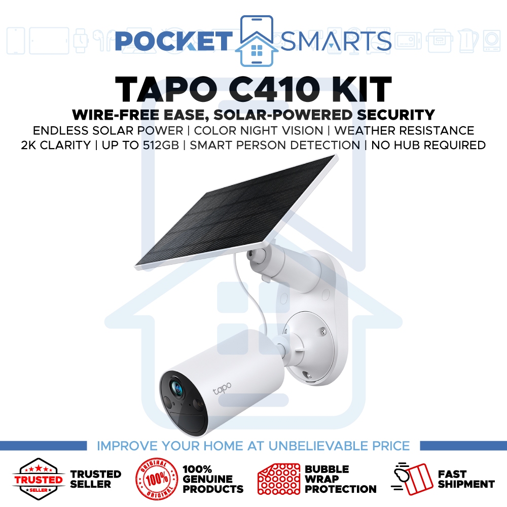 [Malaysia Set] TP-Link Tapo C410 Kit (Smart Wire-Free Battery Security ...