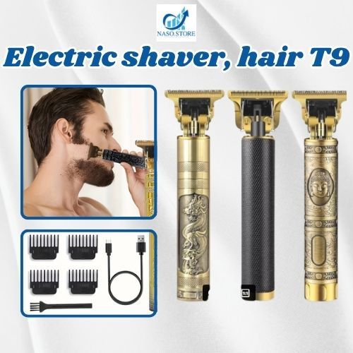 Electric Hair Trimmer Clipper Cordless USB Rechargeable Mustache Shaver ...