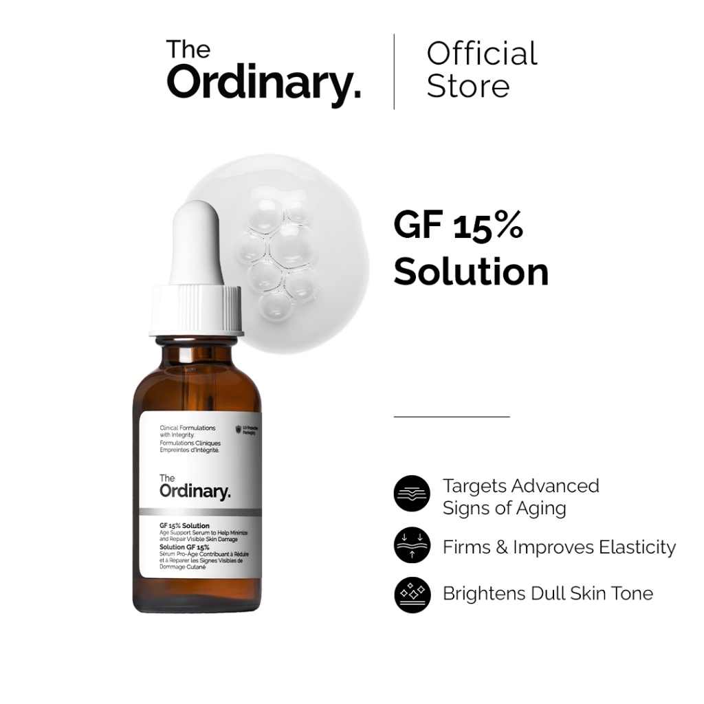 The Ordinary GF 15% Solution 30mL | Age-Support, Repairs Wrinkles ...