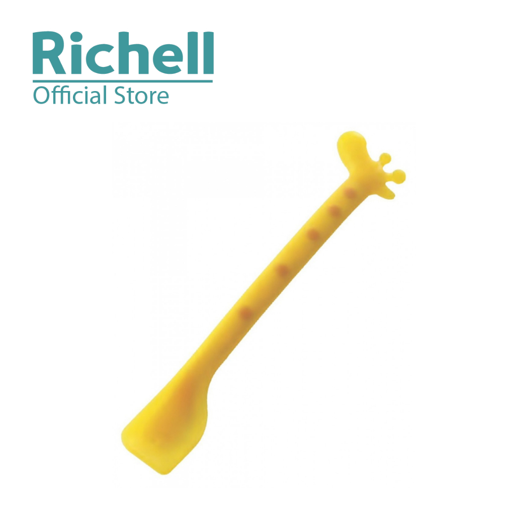 Richell Spatula Spoon With Case - Giraffe | Shopee Malaysia