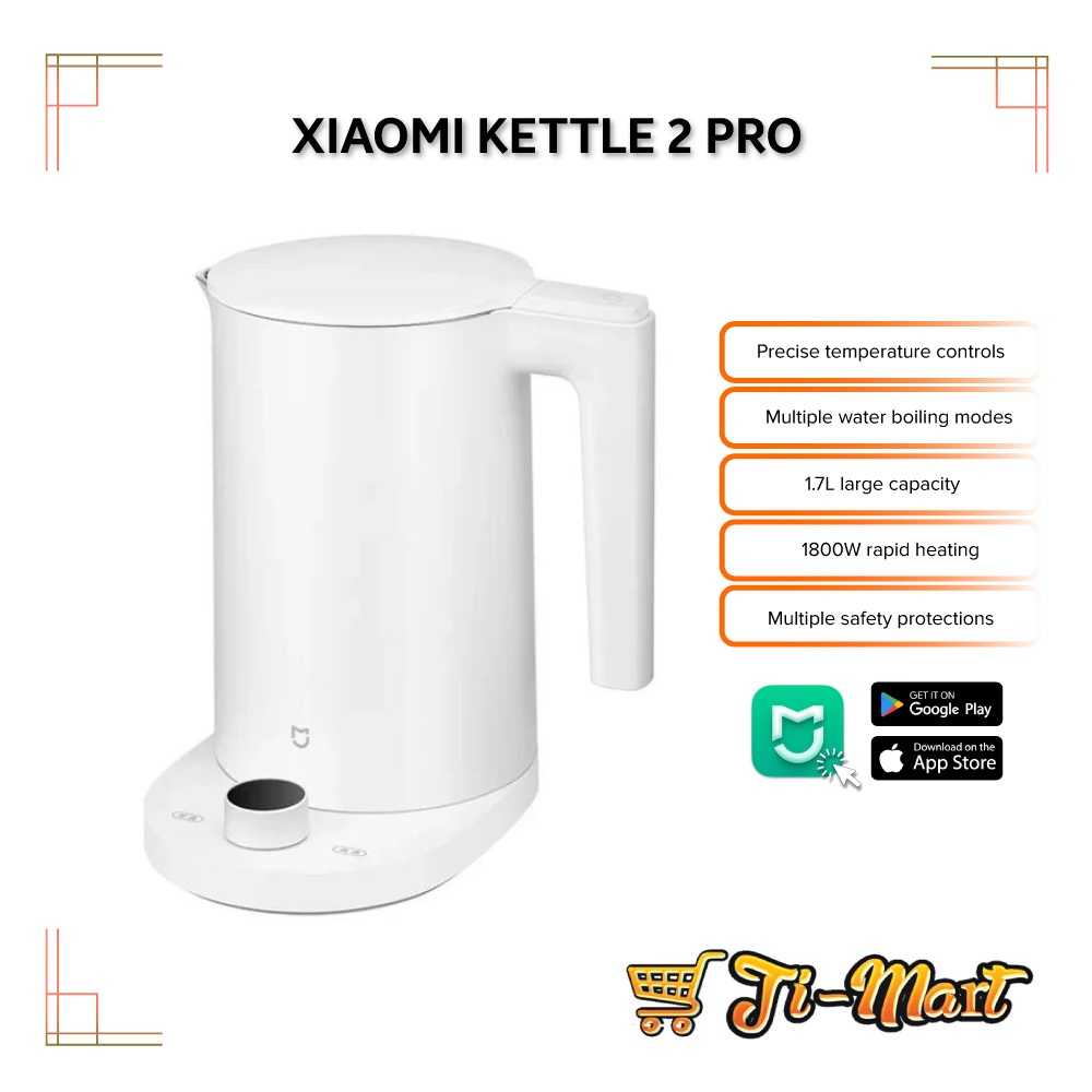 Xiaomi Smart Kettle 2 Pro | Large 1.7L Capacity | Rapid 1800W Heating ...