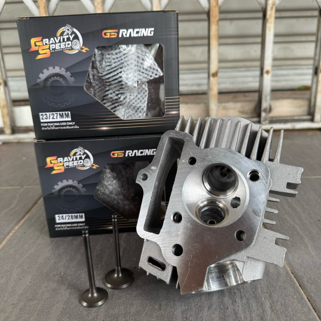 GS RACING EX5 HEAD 23/27 24/28 SIAP VALVE SET CYLINDER HEAD RACING HEAD ...