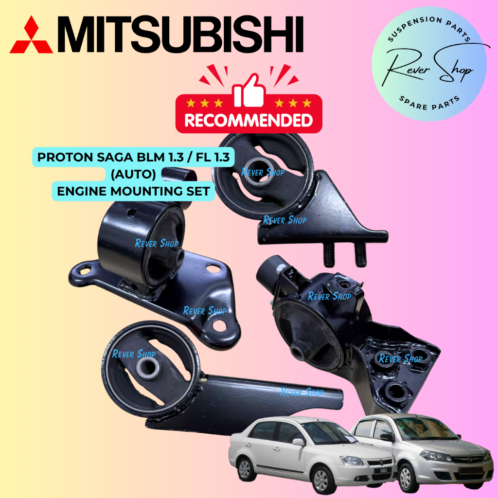 Proton Saga BLM 1.3 FL (Auto / Manual) Engine Mounting Set Front, Rear ...
