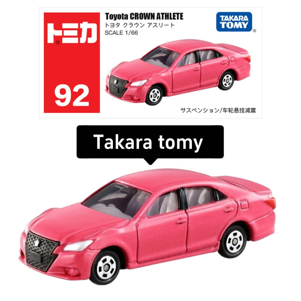 [ Original ] Car Takara Tomy Toyota Crown Athlete No.92 Scale: 1/66 - 467342 Ready Stock ...
