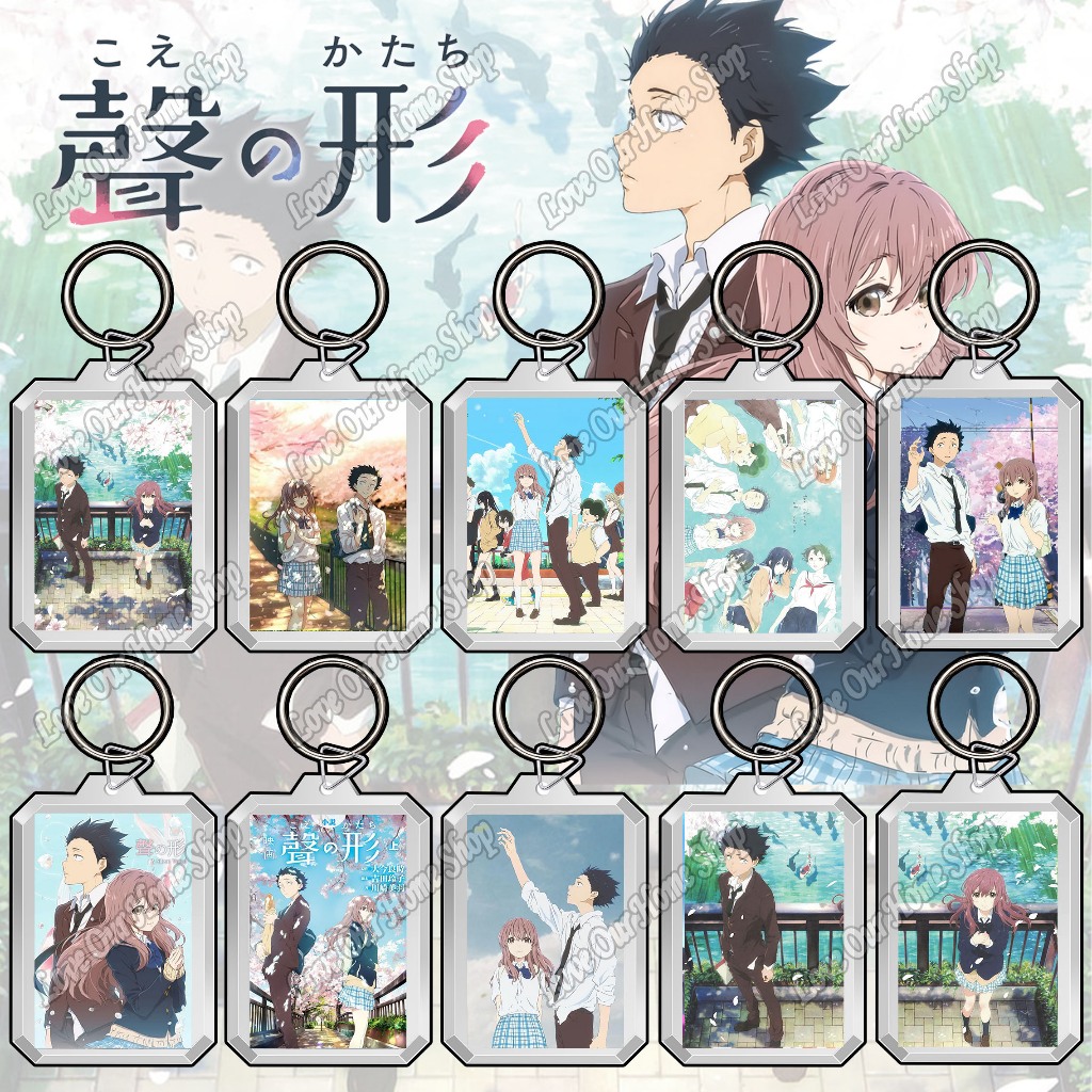 Acrylic Keychain Double Sided DIY, Transparent Keychain Anime Movie [A ...