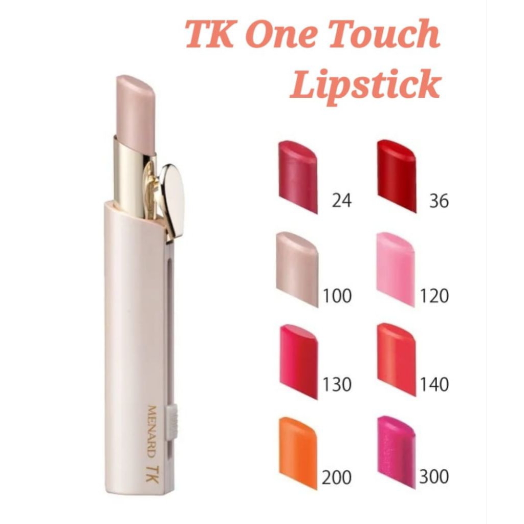 Menard TK Lipstick 100,200,300,120(3.2g) | Shopee Malaysia