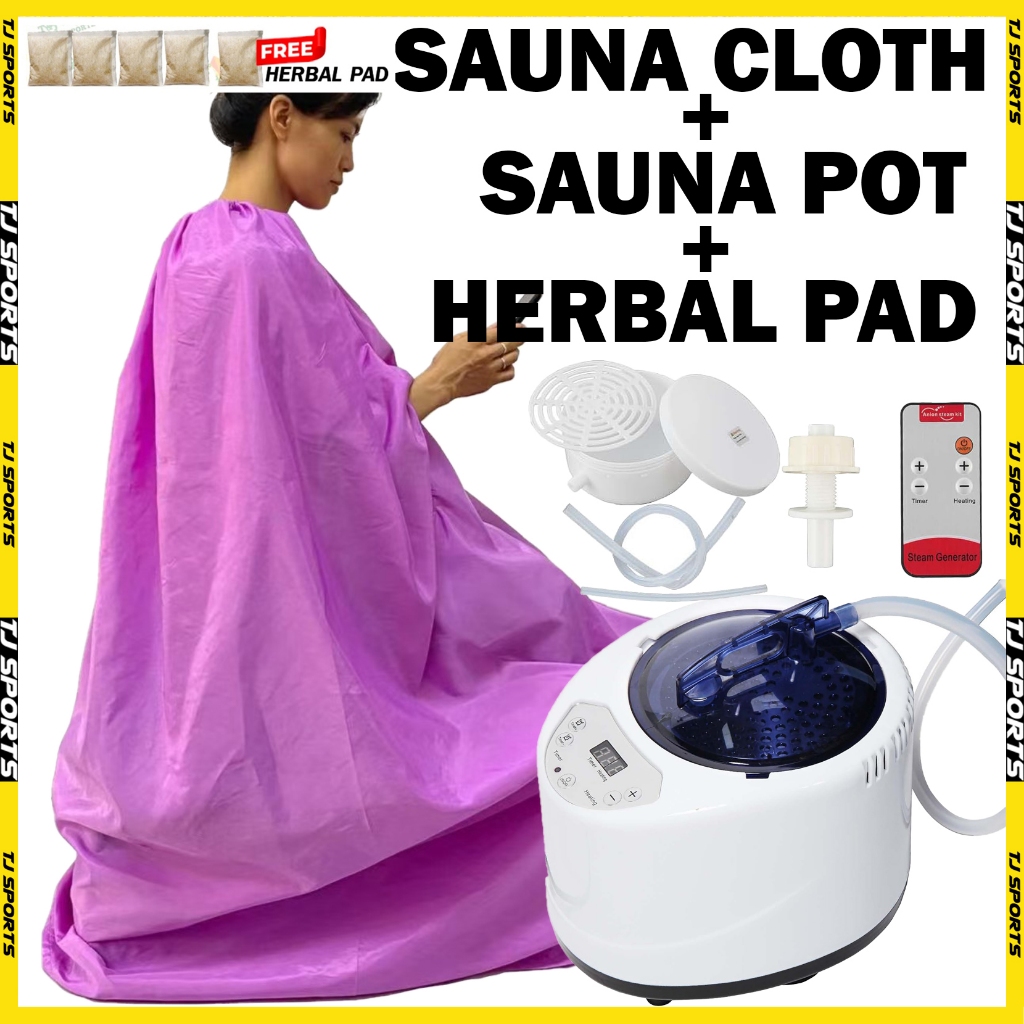 Sauna Cloth with Sauna Steamer Pot Body Fumigation Garment Cover Body ...