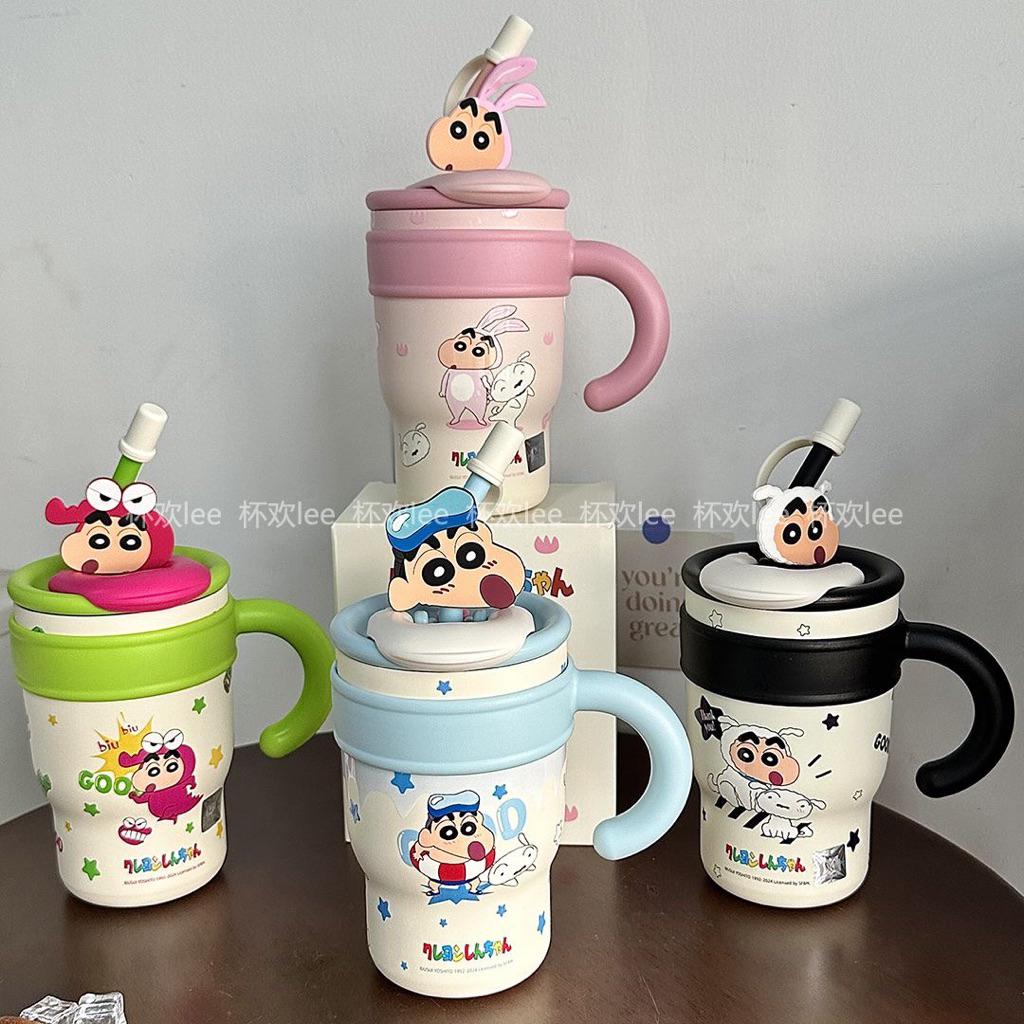 Crayon Shin Chan Thermos Cup 316 Stainless Steel Vacuum Cup With Straw ...
