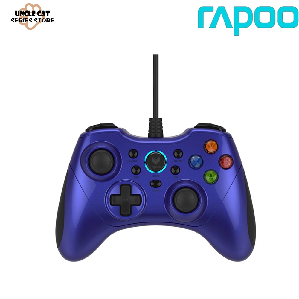 Rapoo V600 VPRO Wired Gaming Controller Electric Vibration Gamepad ...