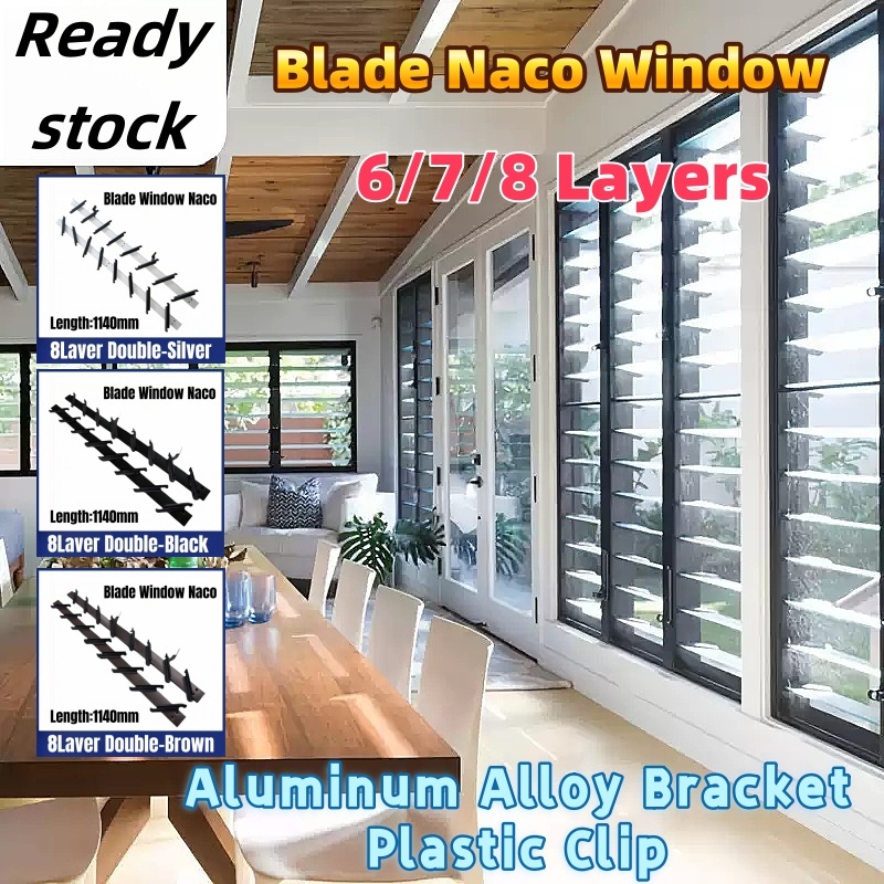 【HOT SALE】Tingkap Naco Tahan Lasak/Traditional 6~8 Blade Naco Window ...