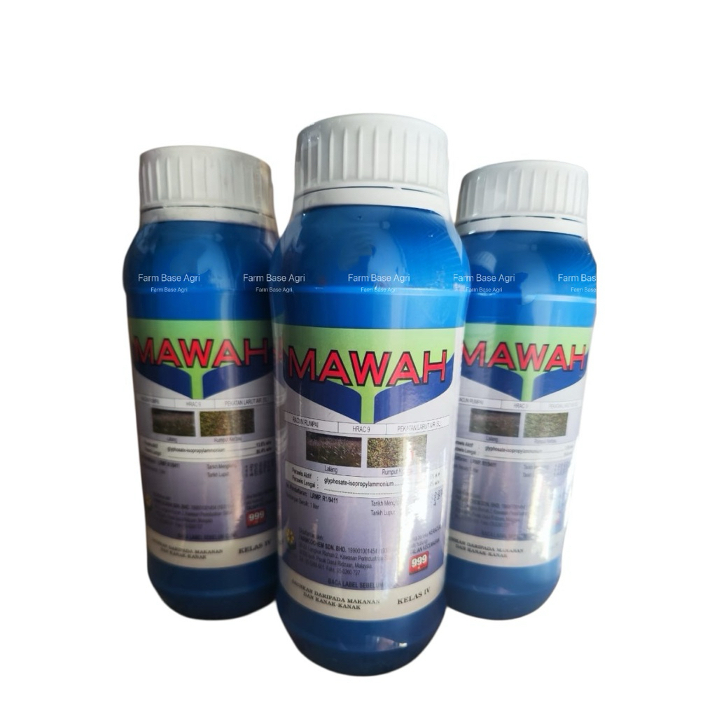1L MAWAH Glyphosate 13.6% Generic to Monsanto Roundup, ecomax, typhoon ...