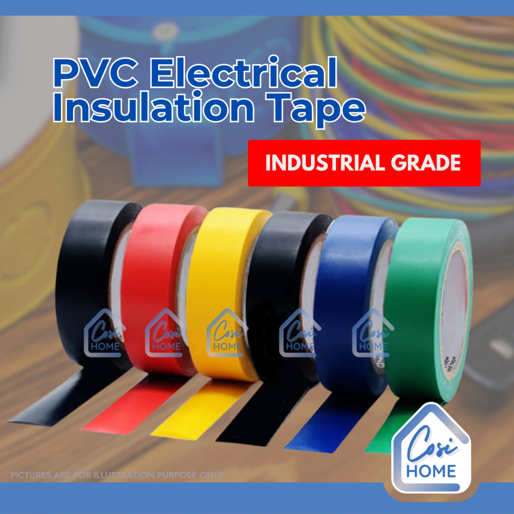 PVC Electrical Insulation Tape 18mm x 6 Yards Wire Tape Cable Repair ...