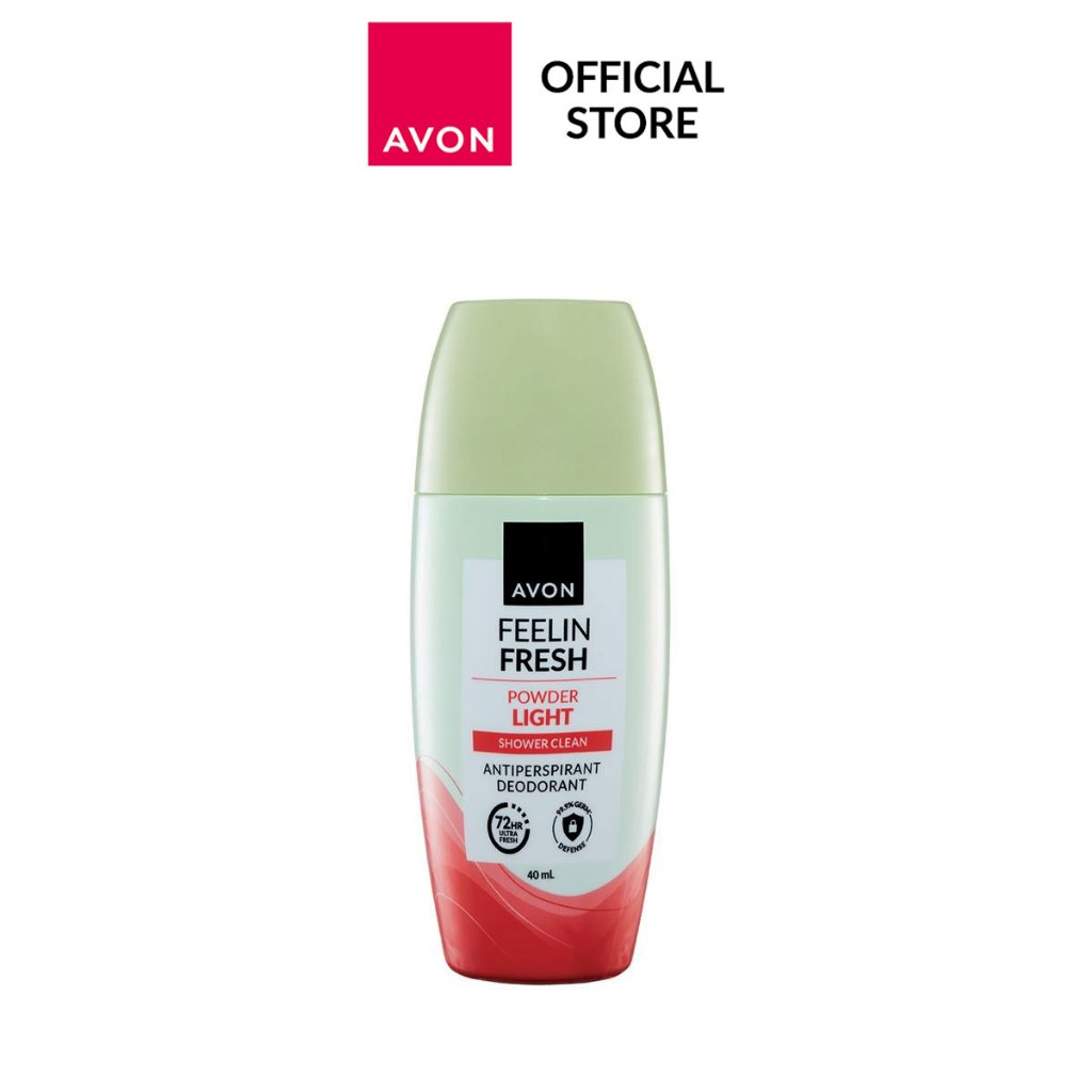 AVON FEELING FRESH Antiperspirant For Her Powder Light Deodorant 40ml ...
