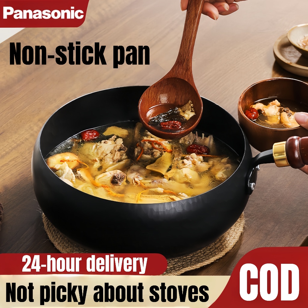 Traditional Cast Iron Pot Big Belly Pot No Coating Non-Stick Pot ...