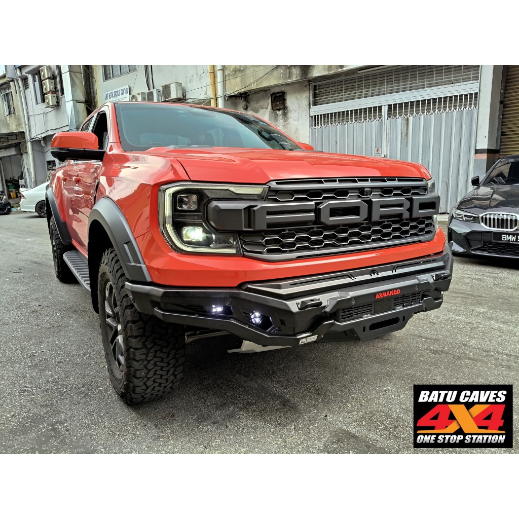Armando Prime Series Front Steel Bumper with Spotlight For Ford Ranger ...