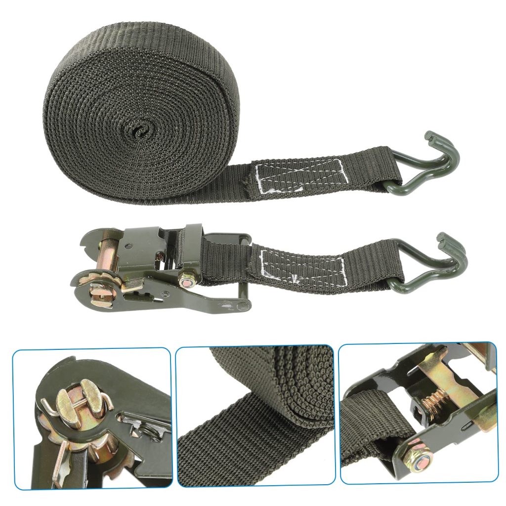 10M Truck Binding Belt Heavy Duty Adjustable Vehicle Ratchet Tie Down ...