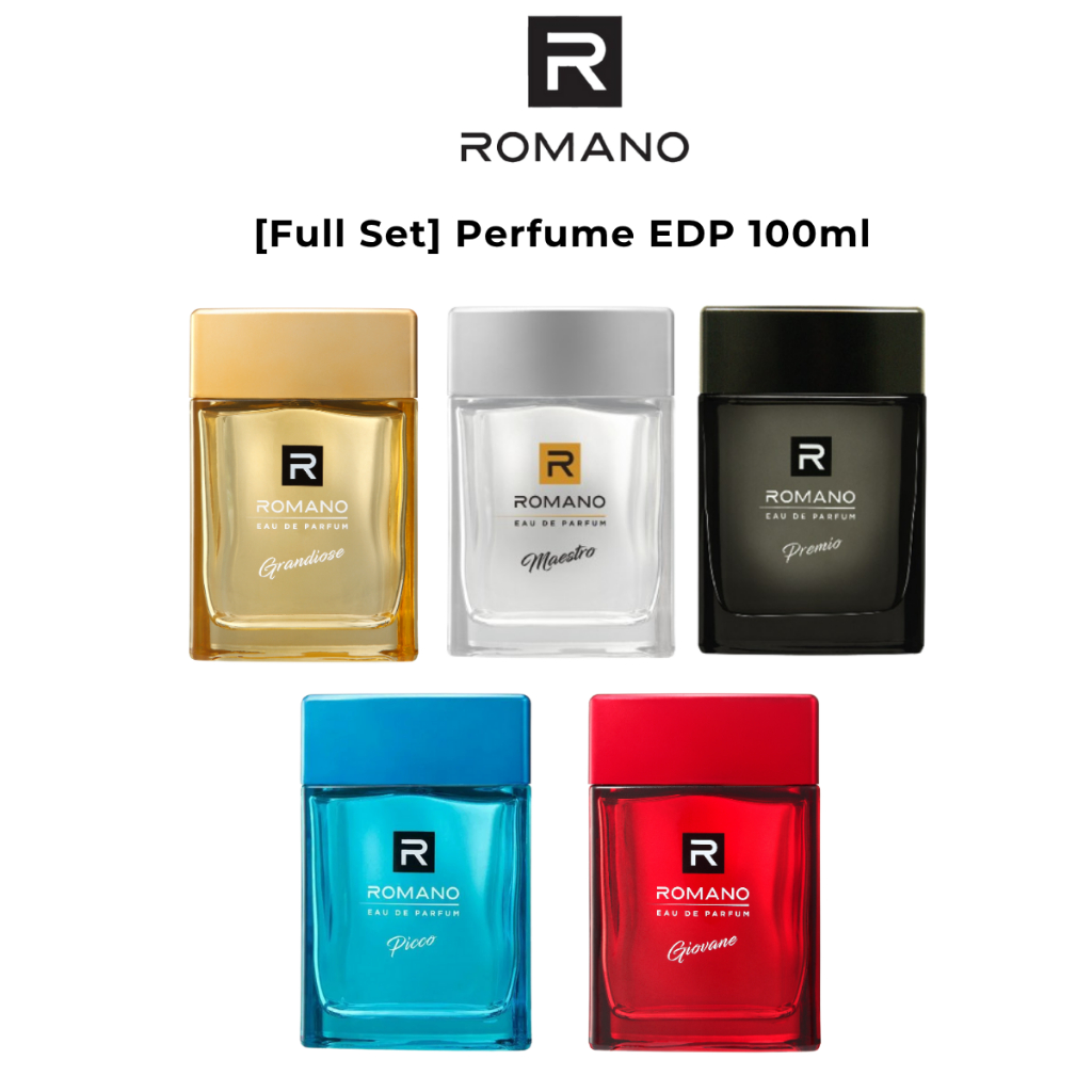 [Full Set] Romano EDP Perfume 100ml | Grandiose | Maestro | Premio ...