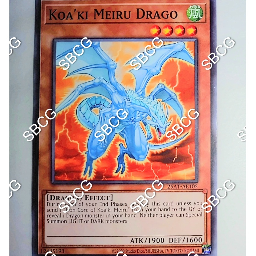 Tournament Pack 2025 Vol.1 Asian-English "Koa'ki Meiru Drago" ( 25AT-AE105 ) | Shopee Malaysia